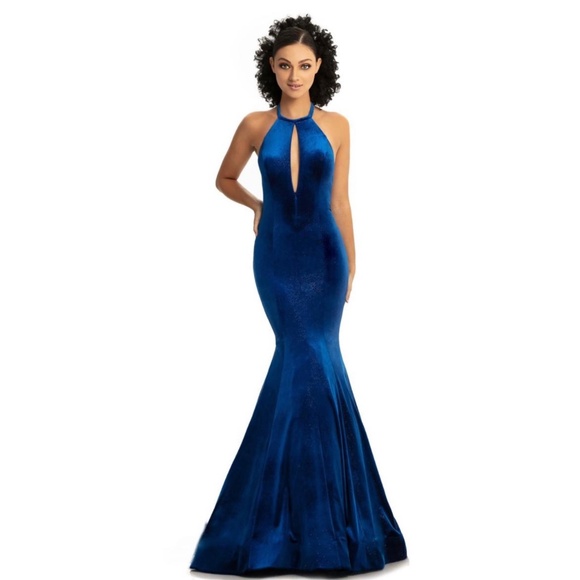 Jonathan Kayne | Dresses | Jonathan Kayne 946 Royal Velvet Fishtail ...